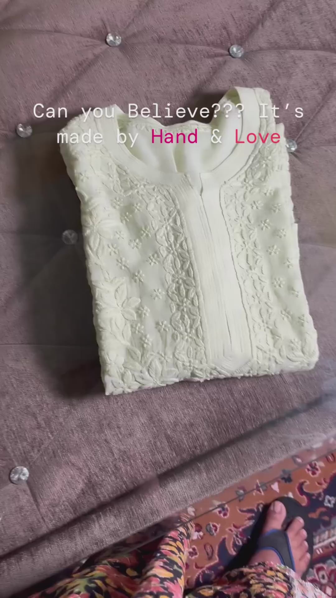 Adaya Love Premium Georgette Luxurious Look Chikankari Kurta